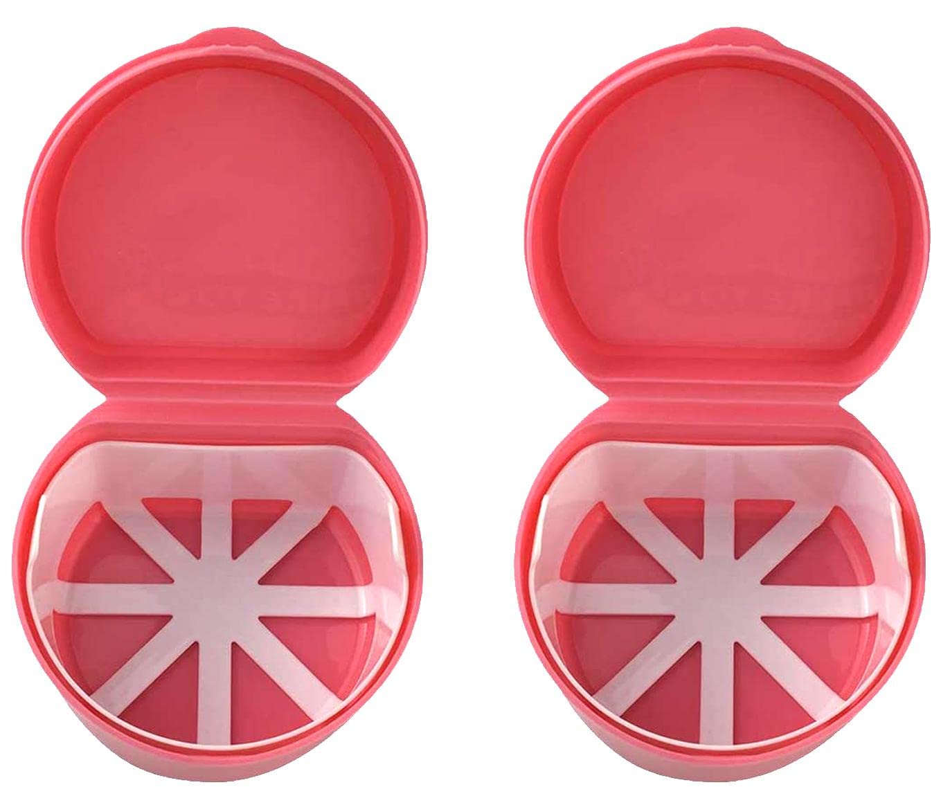 Amazon.com : 2 Pcs Denture Cleaning Cases Plastic False Teeth Care ...