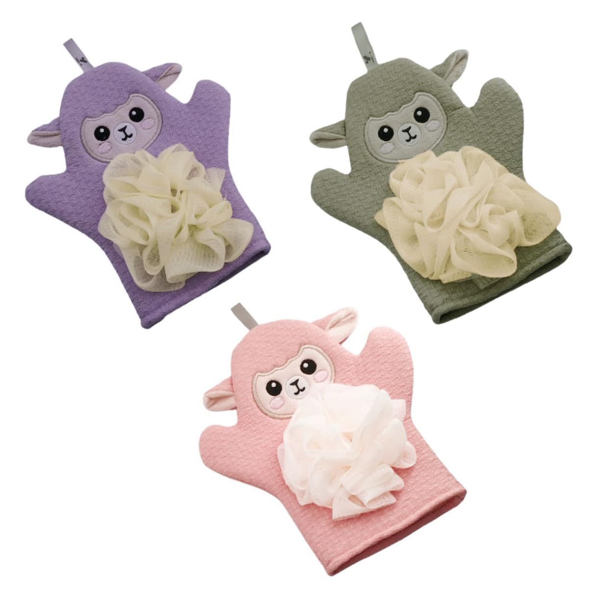 Amazon.com: Ipetboom 3pcs Monkey Bath Towel Cartoon Bath Gloves Men ...