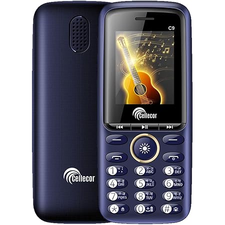 CELLECOR C9+ Dual Sim Feature Phone 1000 mAH Battery with Vibration ...