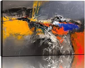 Amazon.com: Sense&Sensitivity Arts- Abstract Wall Art Modern Vintage ...