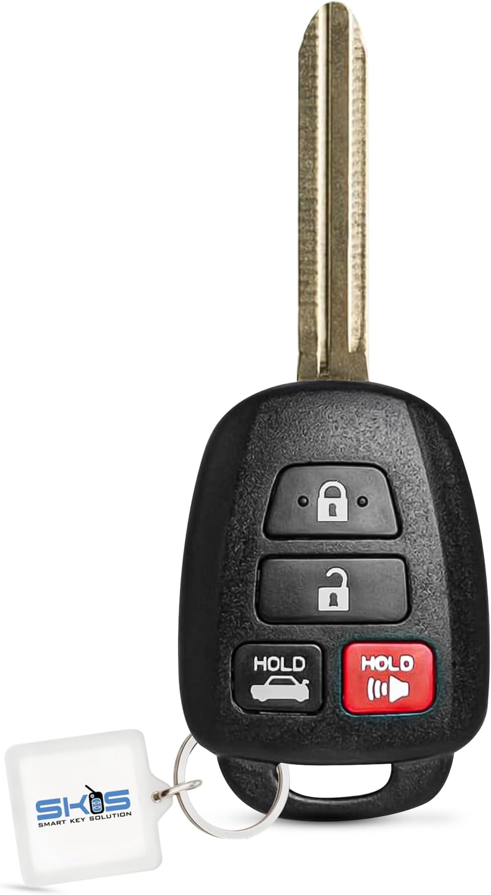Amazon.com: KeylessOption Just the Case Keyless Entry Remote Uncut Car ...