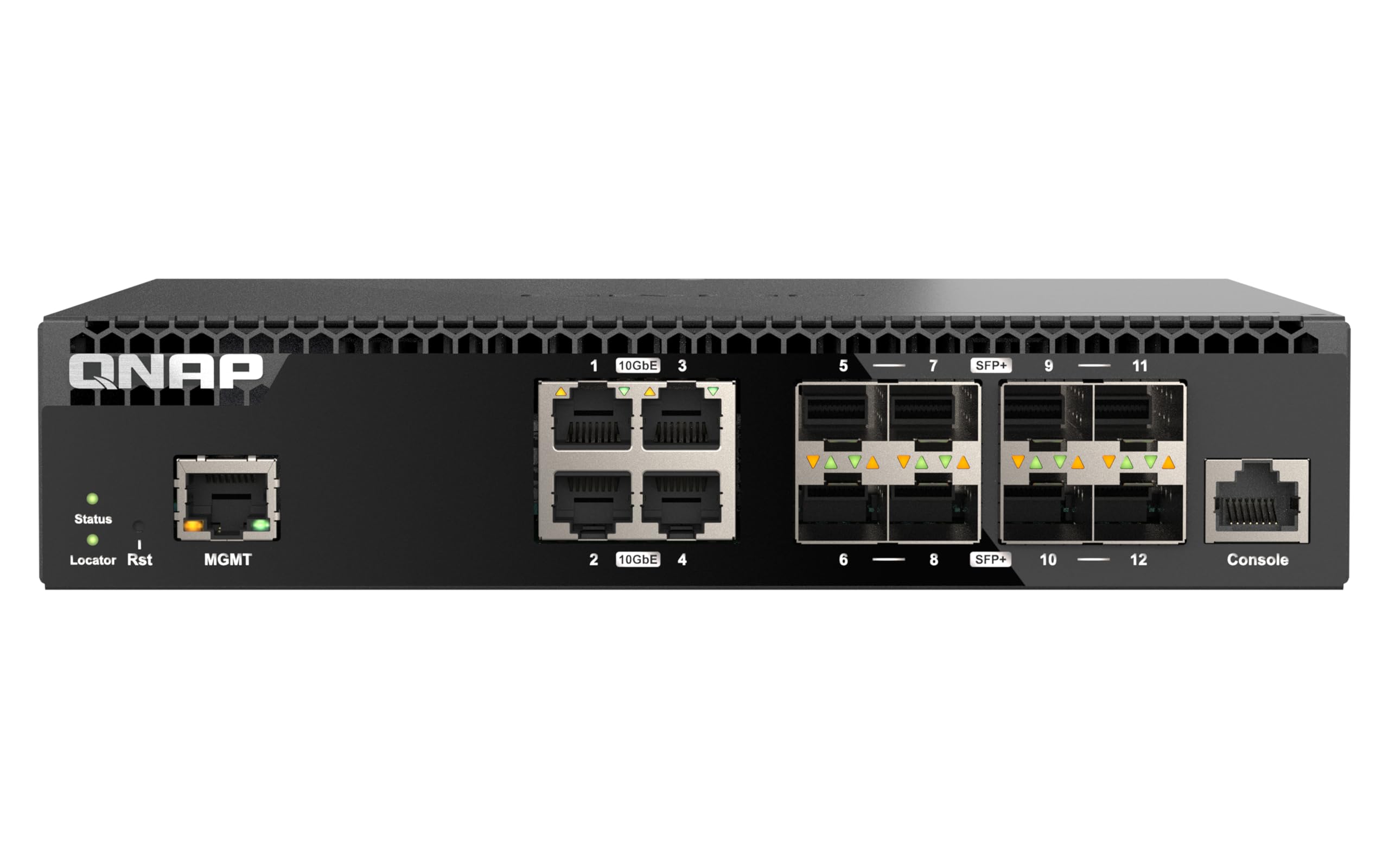 Amazon.com: QNAP 12-Port Half-Width Rackmount 10GbE Managed Network Switch (QSW-M3212R-8S4T-US ...