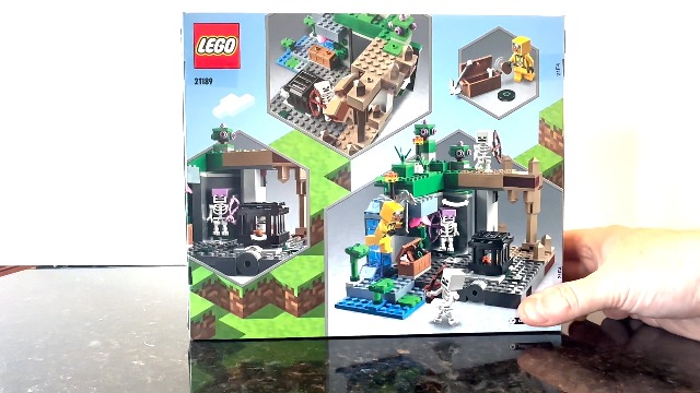 Watch LEGO Minecraft The Skeleton Dungeon Set with Caves on Amazon Live