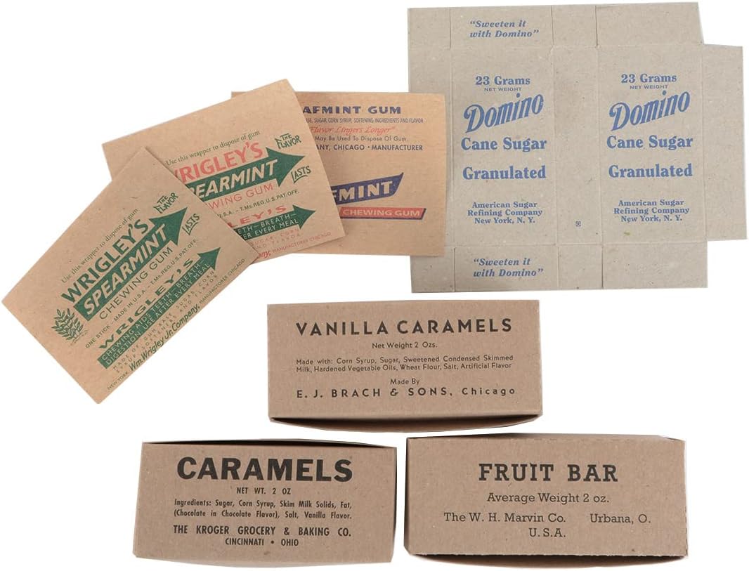 Amazon.com: American WW2 Style K Ration Internal Food Boxes : Health ...
