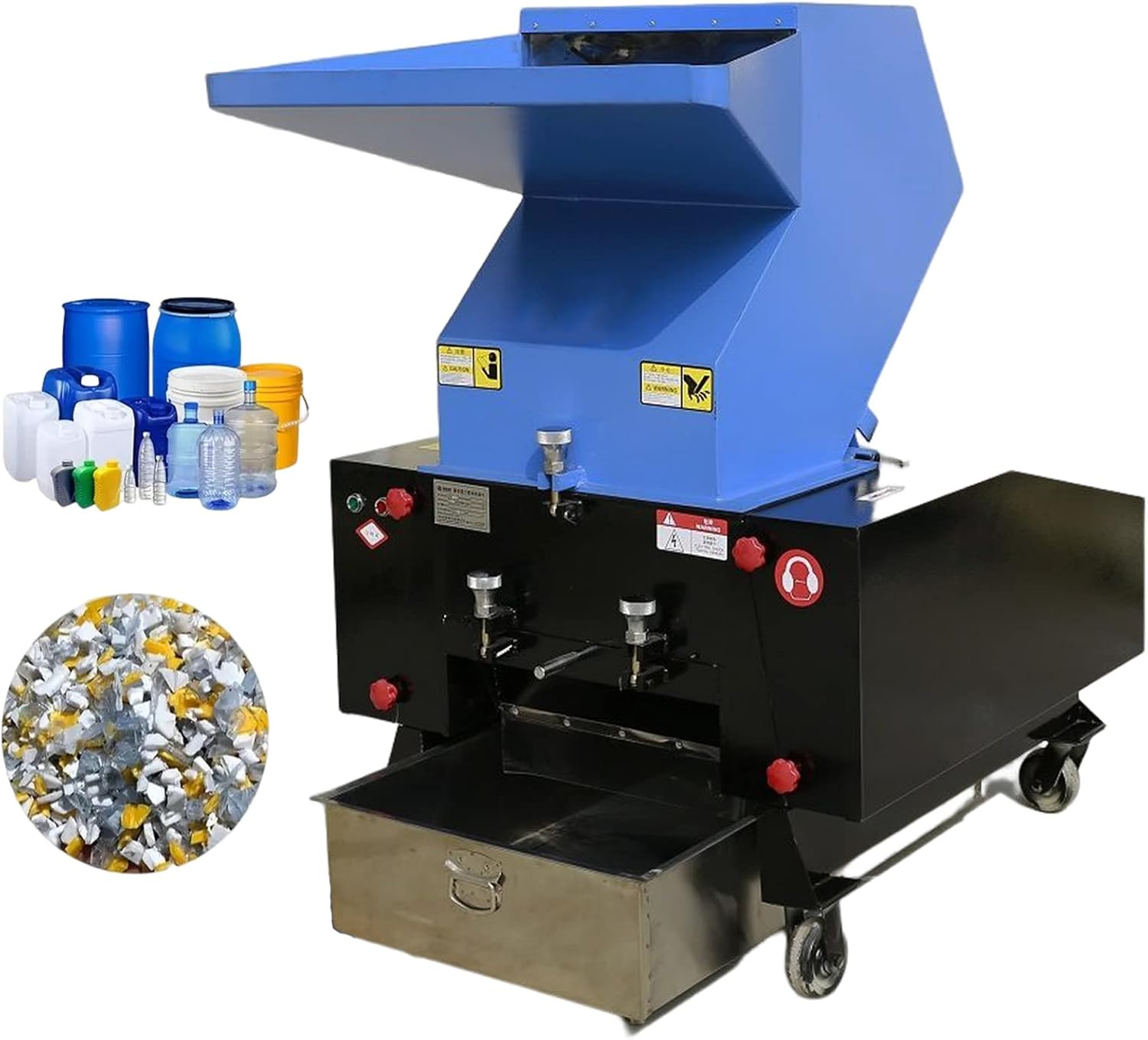 Amazon.com: INTBUYING Plastic Shredder Grinder Recycling Machine 4KW ...