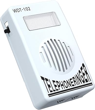 Amazon.com: Gllehkt Super Loud Phone Ringer Amplifier Strobe Light ...