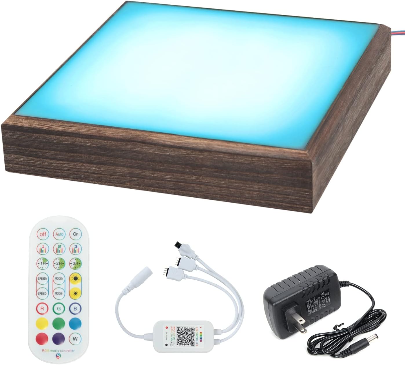 Amazon.com: VIEWAY LED Light Base Square Display Stand for Glass ...