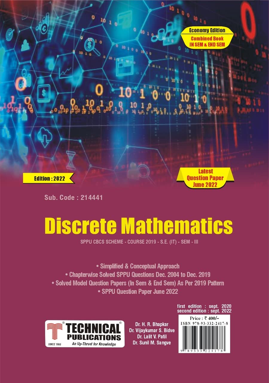 Discrete Mathematics for SPPU 19 Course (SE - I - IT - 214441) Includes ...