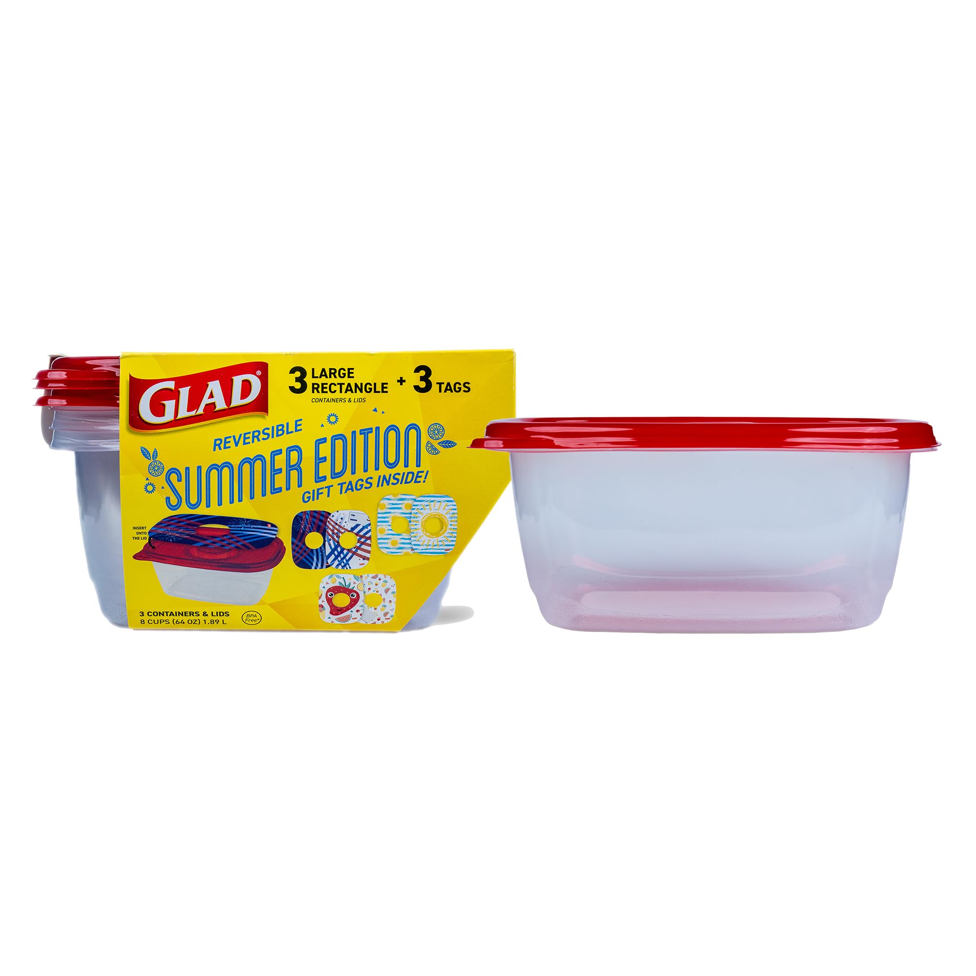 Snapklik.com : Glad Food Storage Containers, GladWare Summer Edition