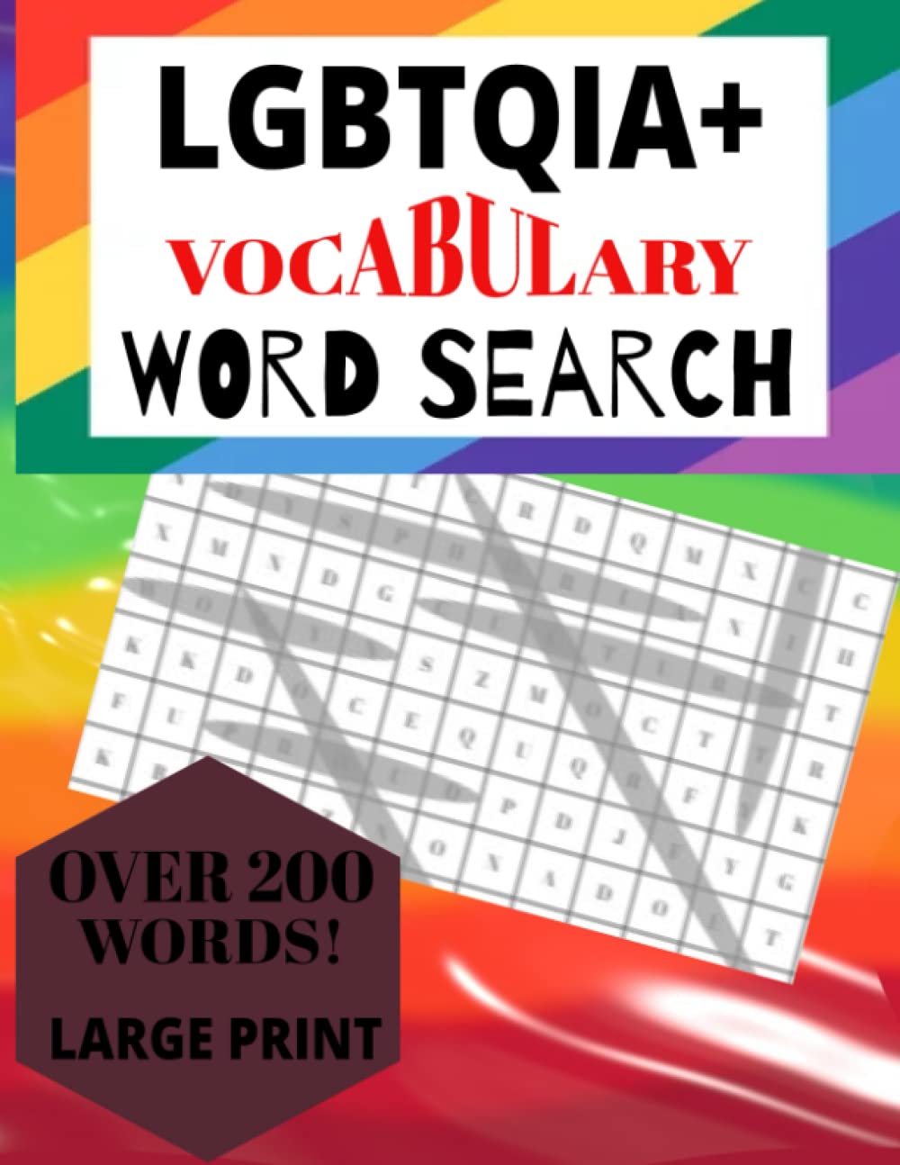 LGBTQIA+ VOCABULARY WORD SEARCH: 2023 Word Search for the LGBTQ ...