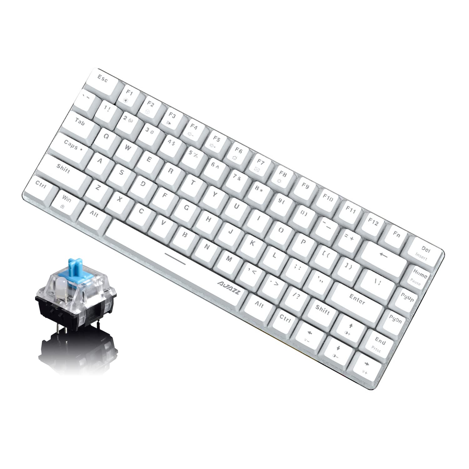 Buy Hotswapple Gaming Keyboard 80% Mechanical Blue Switch Keyboard with ...