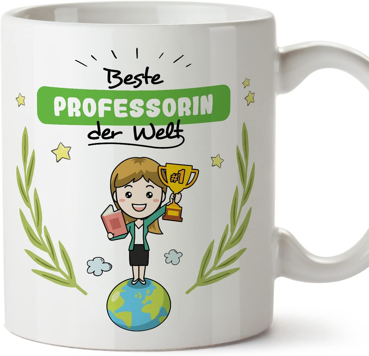 Mugffins Tassen/Becher mit Spruch für PROFESSORIN - Auf Deutsch ...