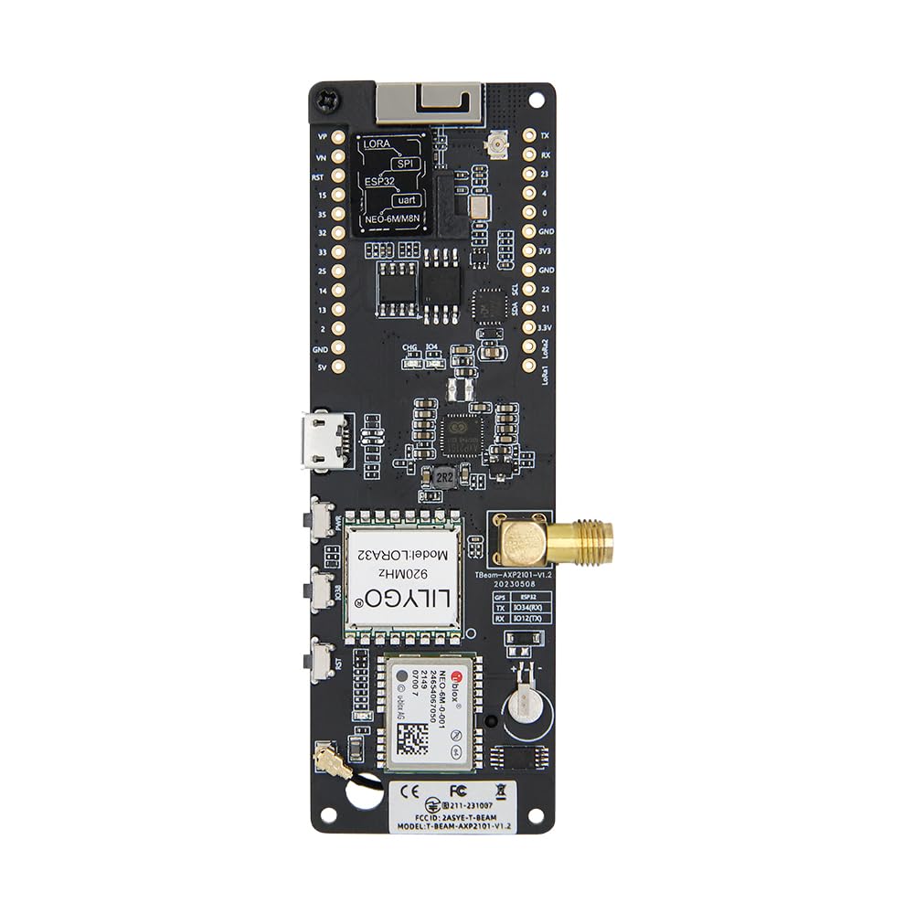 Amazon.co.jp: LILYGO T-Beam Meshtastic LORA32 6M GPS 920MHz ESP32 WiFi ...