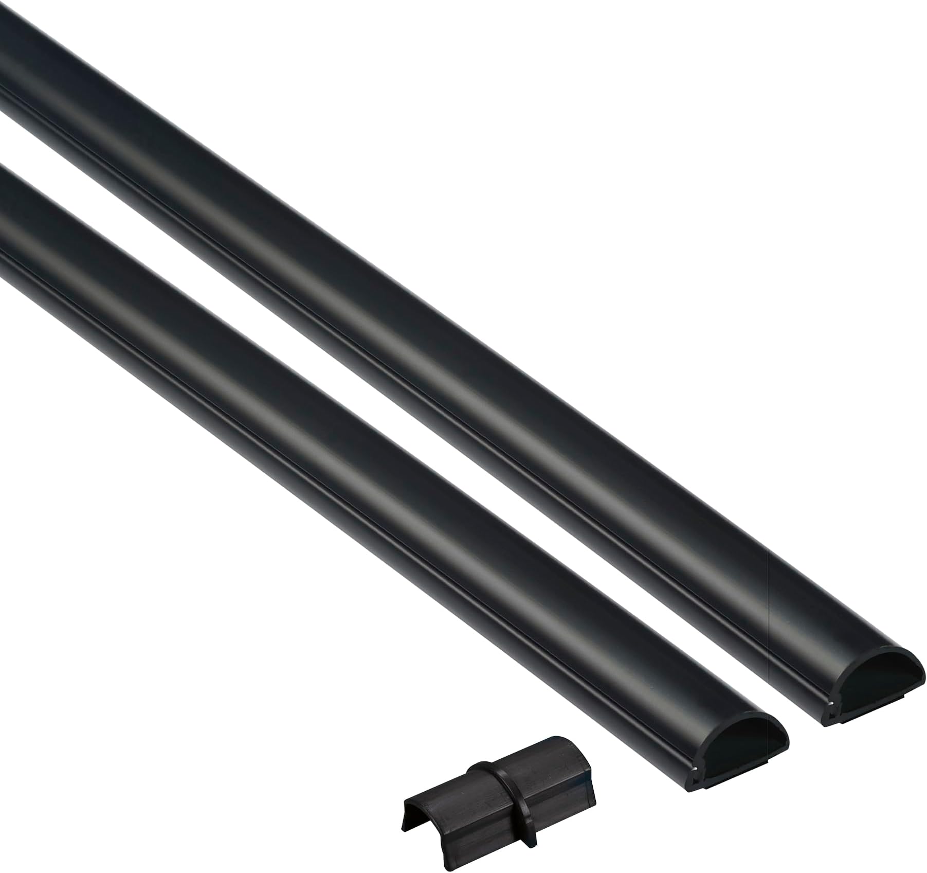 30" Long Matte Black Metal Cord Cover - 360 Lighting - Amazon.com
