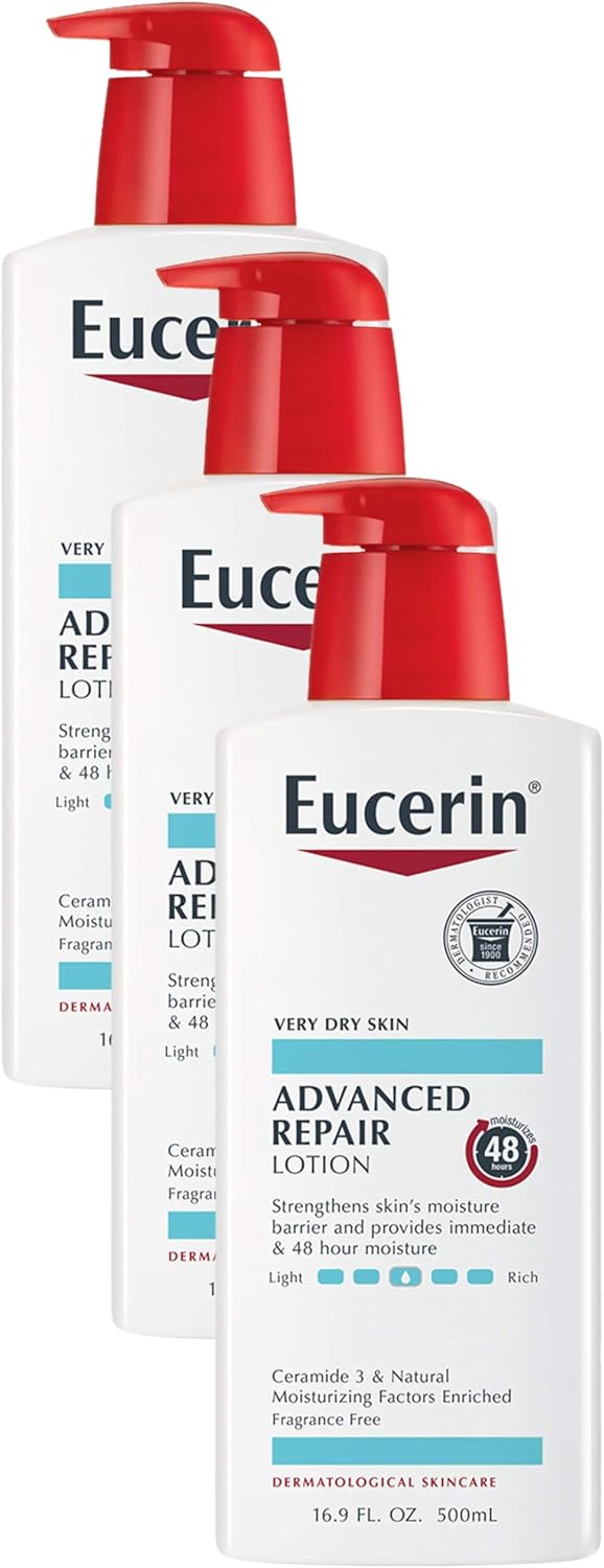 Amazon.com: Eucerin Advanced Repair Lotion - Fragrance Free, Full Body ...