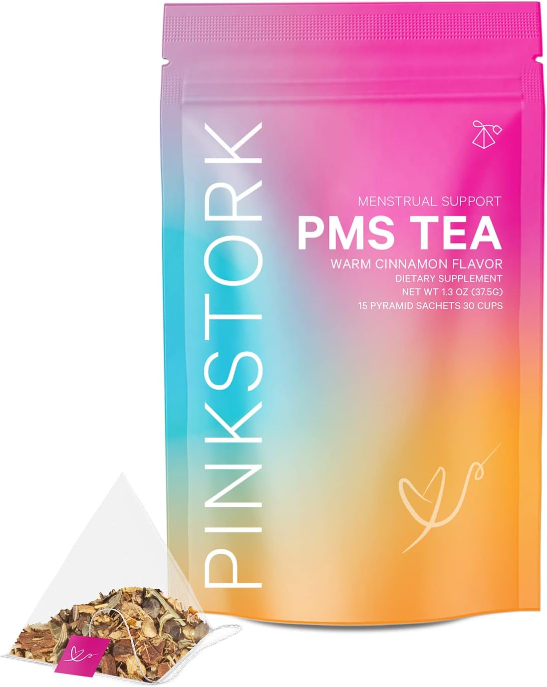 Amazon.com: Pink Stork PMS Tea: Organic Warm Cinnamon Tea, Bloating ...
