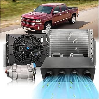 12000 BTU 12V Under Dash Air Conditioner, Electric 12V DC Underdash AC ...