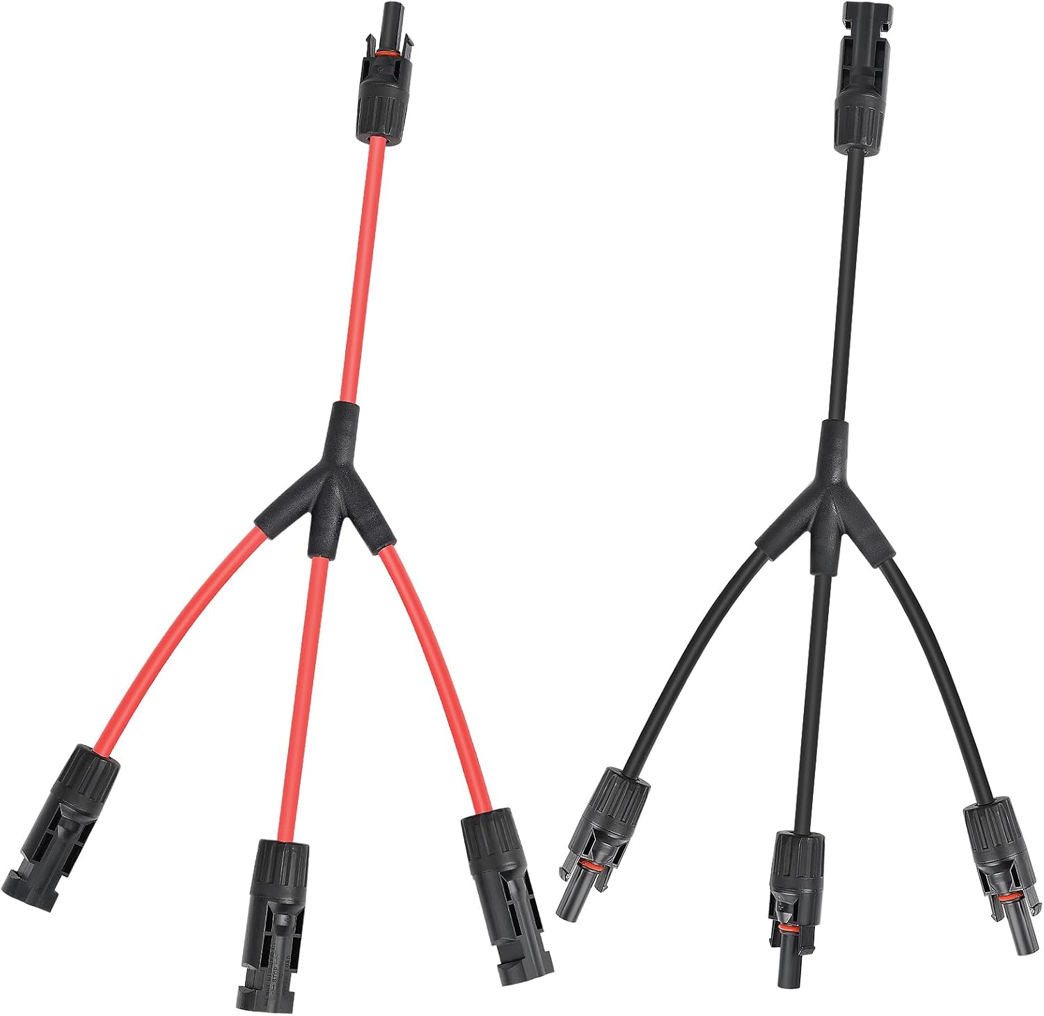 Solar Connectors Y Branch Parallel Adapter 30A Cable 1 to 3 Male Female ...