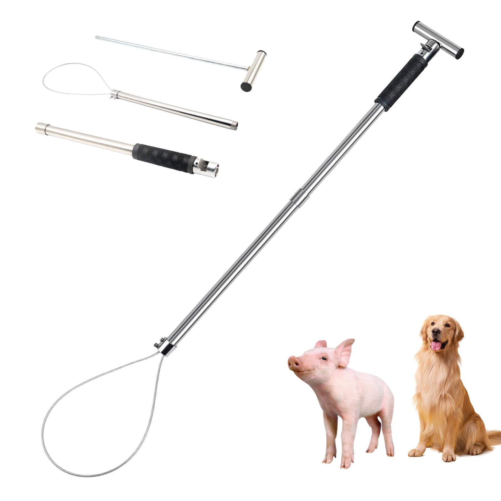 Amazon.com: Dog Catcher Pole Hog Pig Catcher Pole Holder Stainless ...