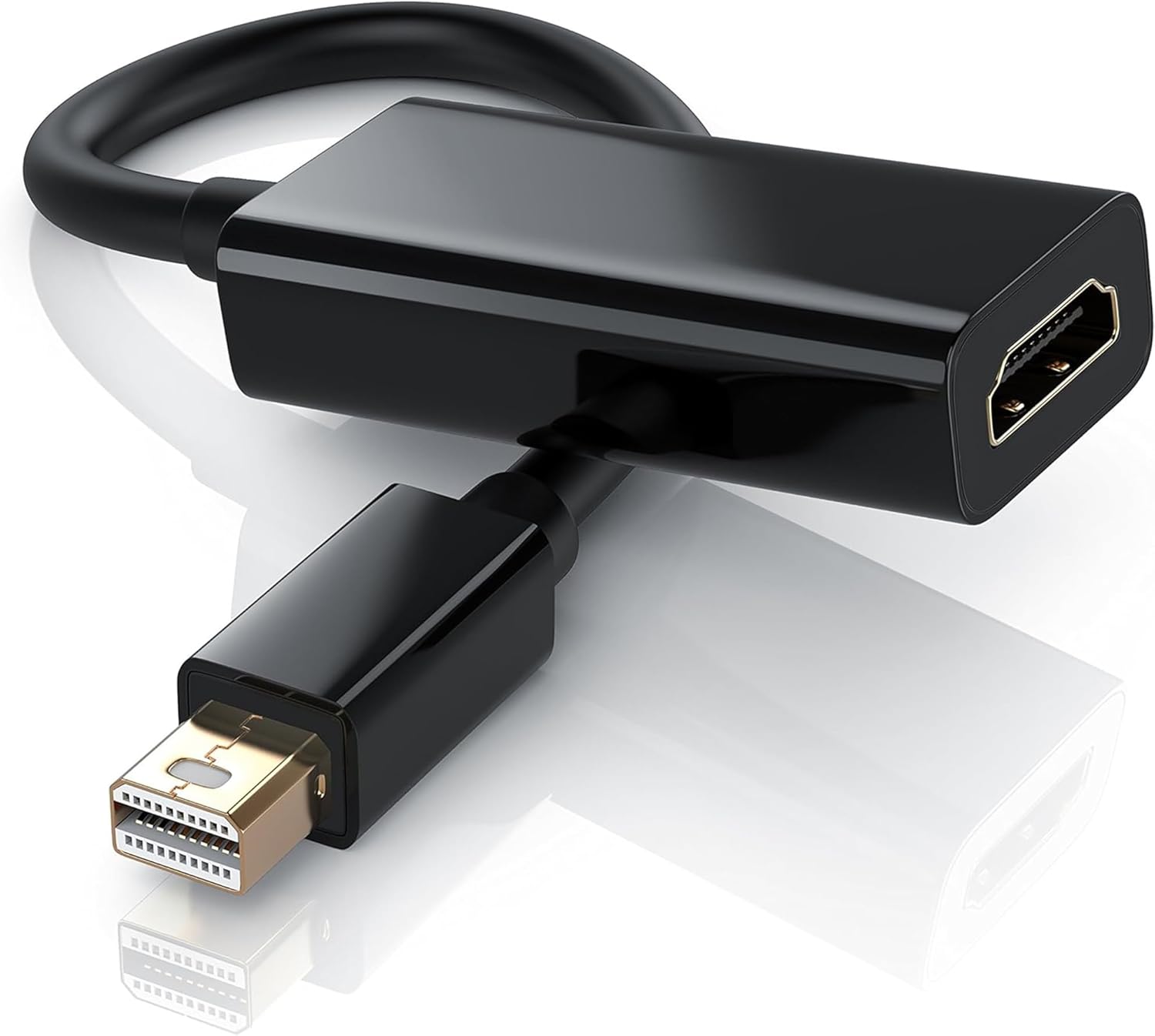 pencilupnose Mini DisplayPort Display Port to HDMI Adapter for Monitor ...