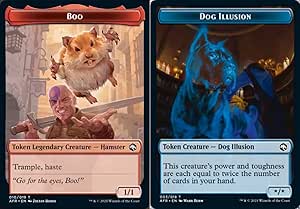 Amazon.com: Magic: The Gathering - Boo Token // Dog Illusion Token ...