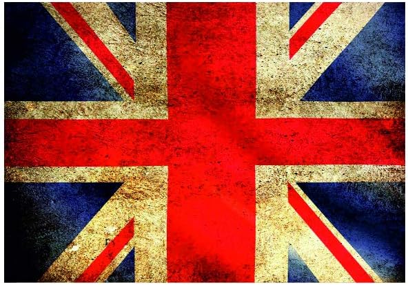Amazon.com: coole Uk flag vintage advertising style poster art print ...