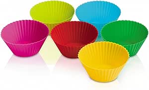 Amazon.com: Zeal Bake & Serve Standard Silicone 3" Muffin/Cupcake Cups ...