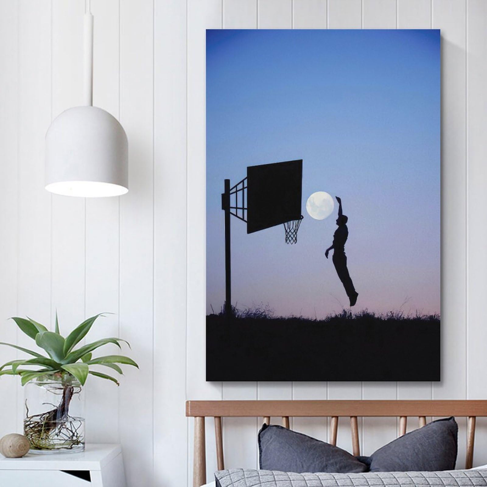 Shooting Basketball From Moon