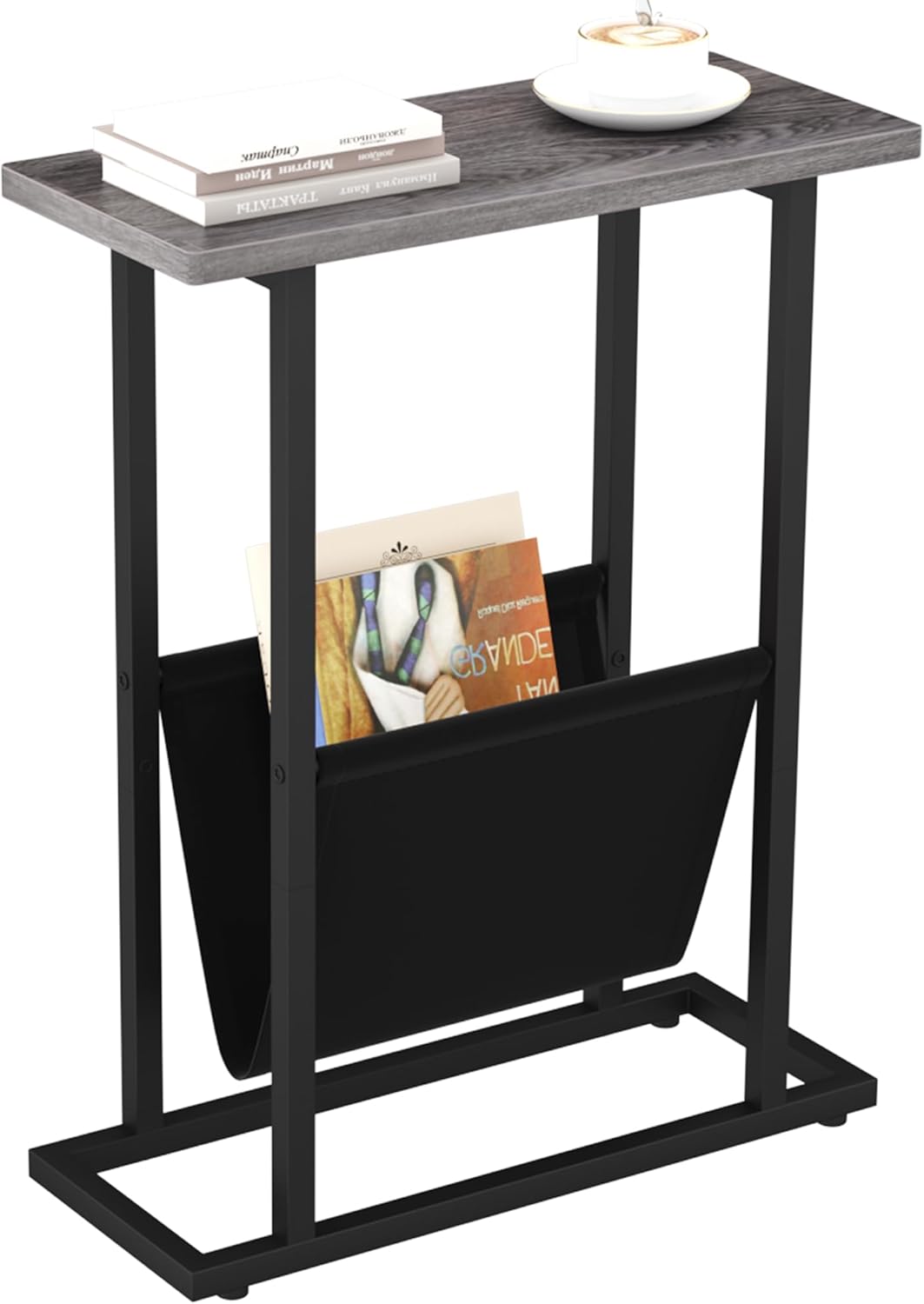 Amazon.com: Yusong Narrow Side Table for Small Spaces, Small End Table ...