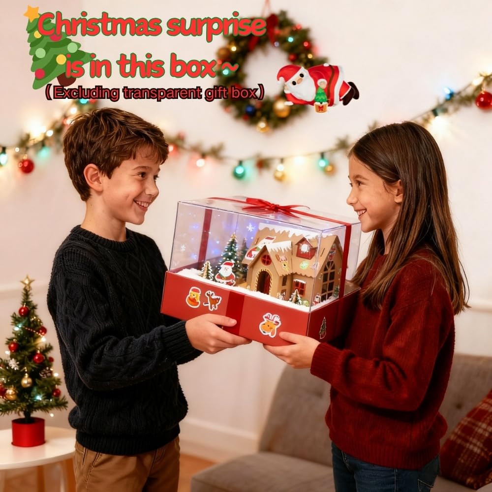 Snapklik.com : Christmas Gingerbread House Kit 2pack DI Cardboard ...