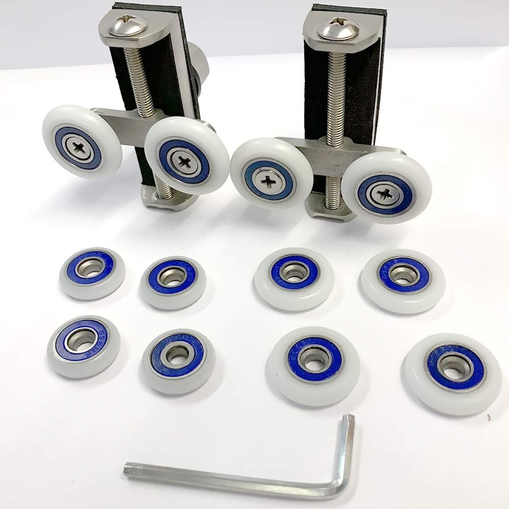 The Uniwheel® Shower Door Runners Pair : Amazon.co.uk: DIY & Tools