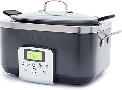 Amazon.com: GreenPan Elite 8-in-1 Programmable 6 Quart Electric Slow ...