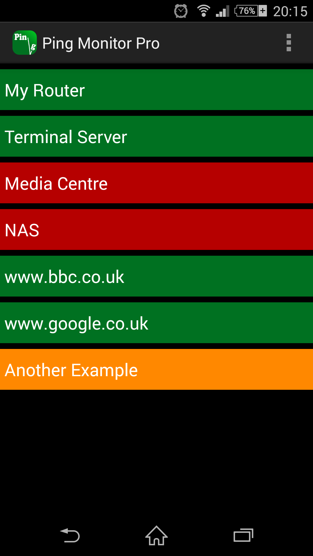 Ping Monitor Pro - App on Amazon Appstore