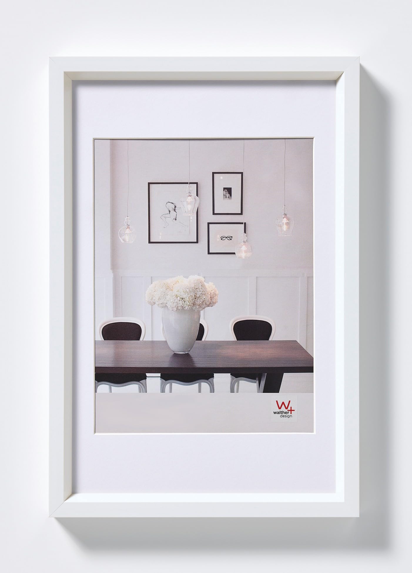 Amazon.com - walther design ES060W Picture Frame, Plastic, Steel Style ...