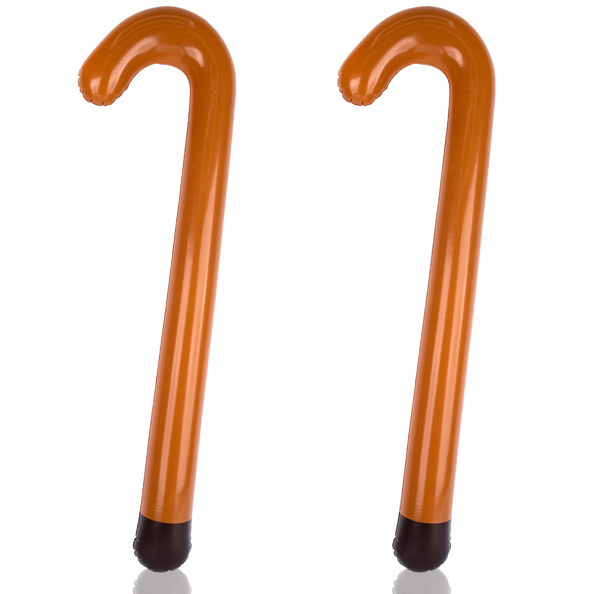 Amazon.com: ArtCreativity Large Inflatable Cane Prop - Set of 2, 35 ...