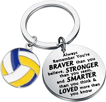 BNQL Volleyball Keychain Volleyball Gifts for Volleyball Players Lovers ...