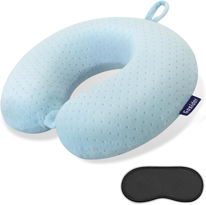 Amazon.com: Gosider Travel Neck Pillow Memory Foam Pillow Support ...