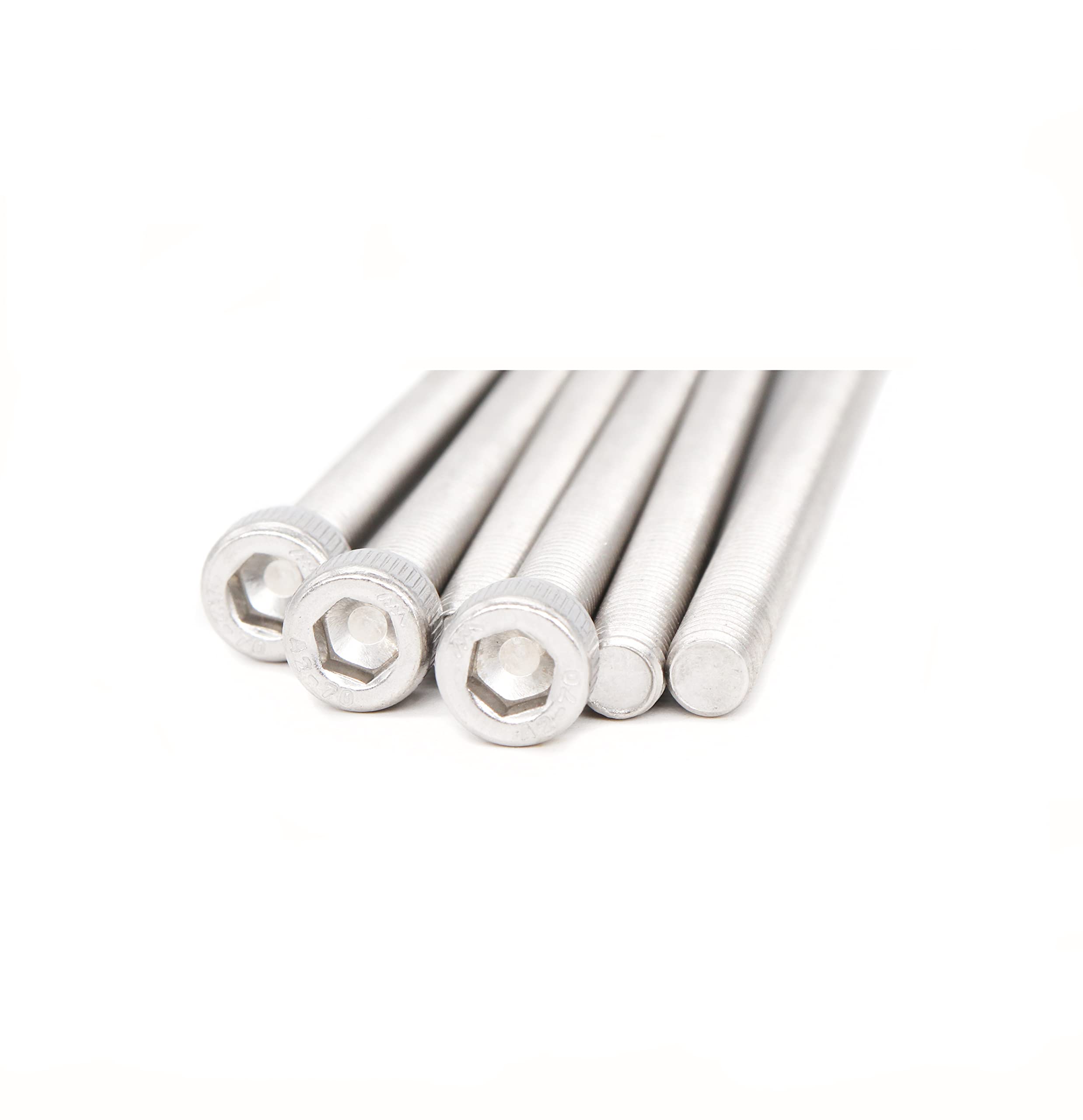 Snapklik.com : 6pcs M8 X 140mm 304 Stainless Steel Hex Socket Cap Bolt ...