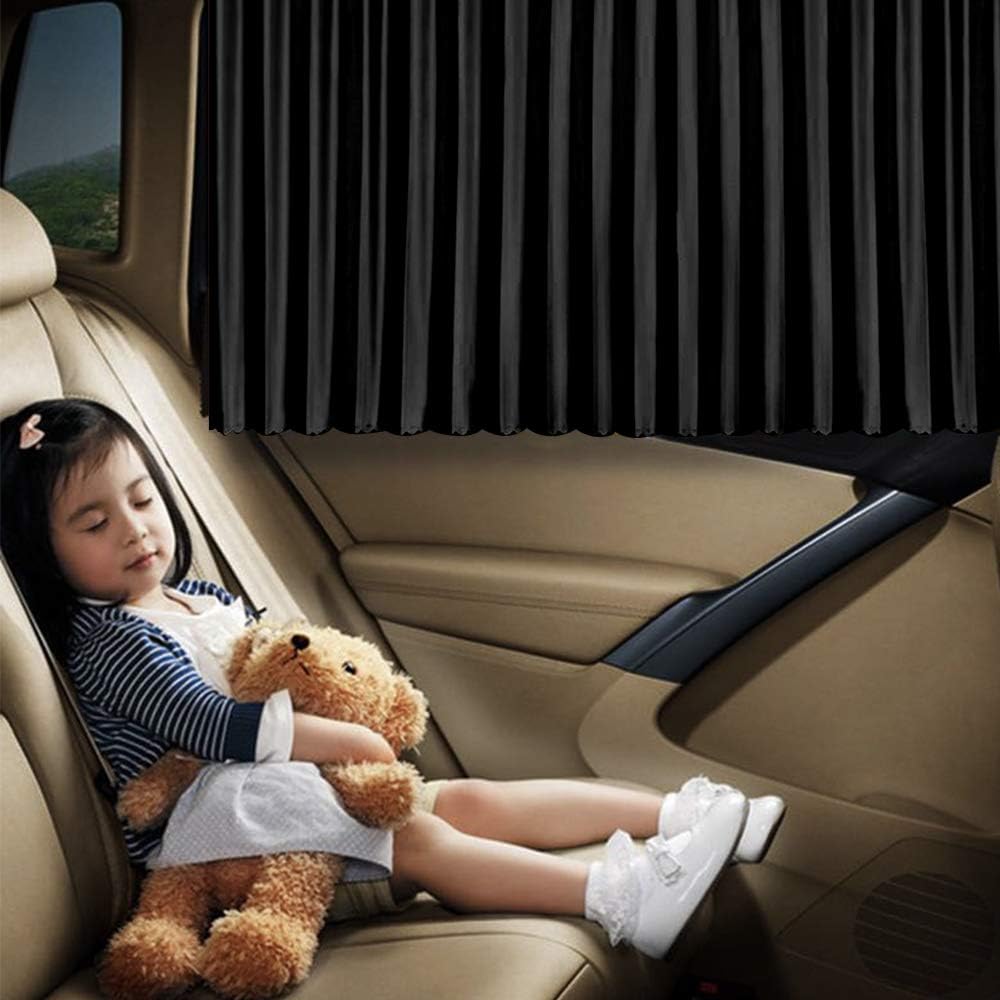 Amazon.com: AUTUT 4 Pcs Car Window Sun Shade Curtain with Suction Cup ...