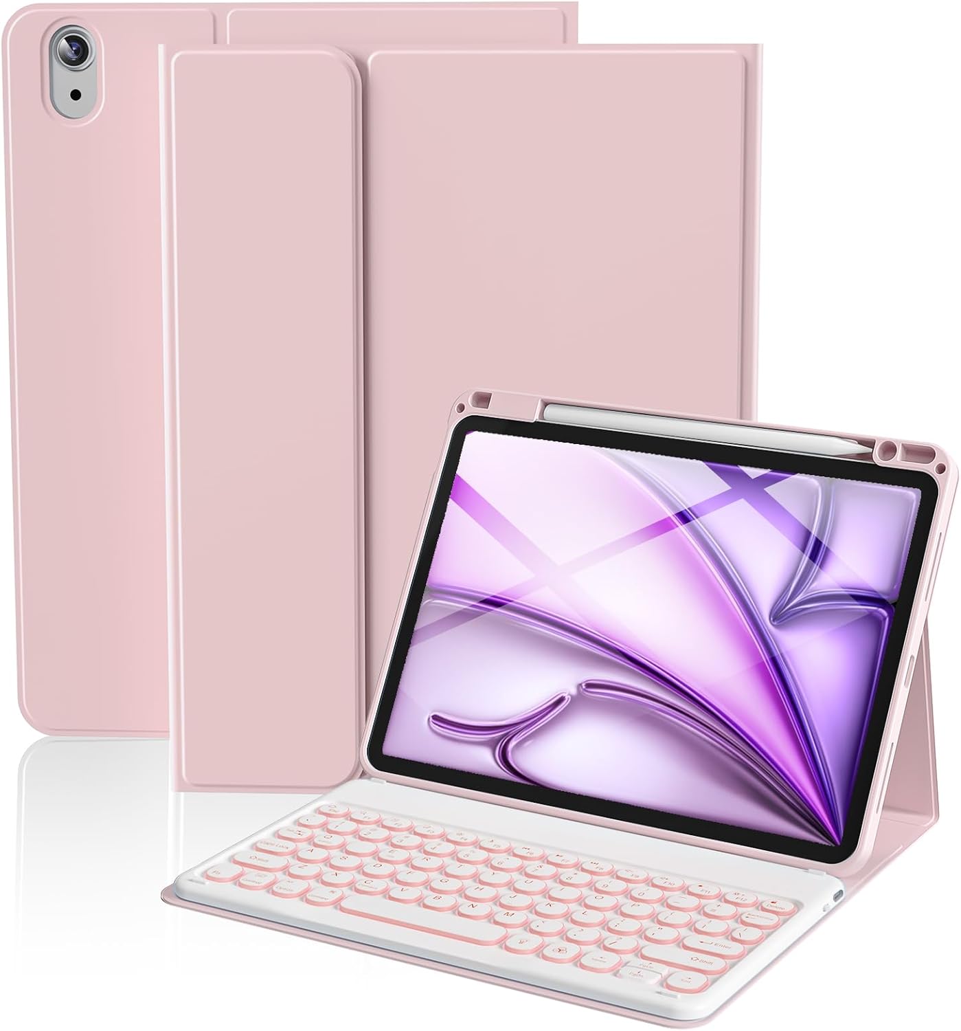 Amazon.com: aoub Keyboard Case for iPad Air 11 inch M3/M2 (2025/2024 ...