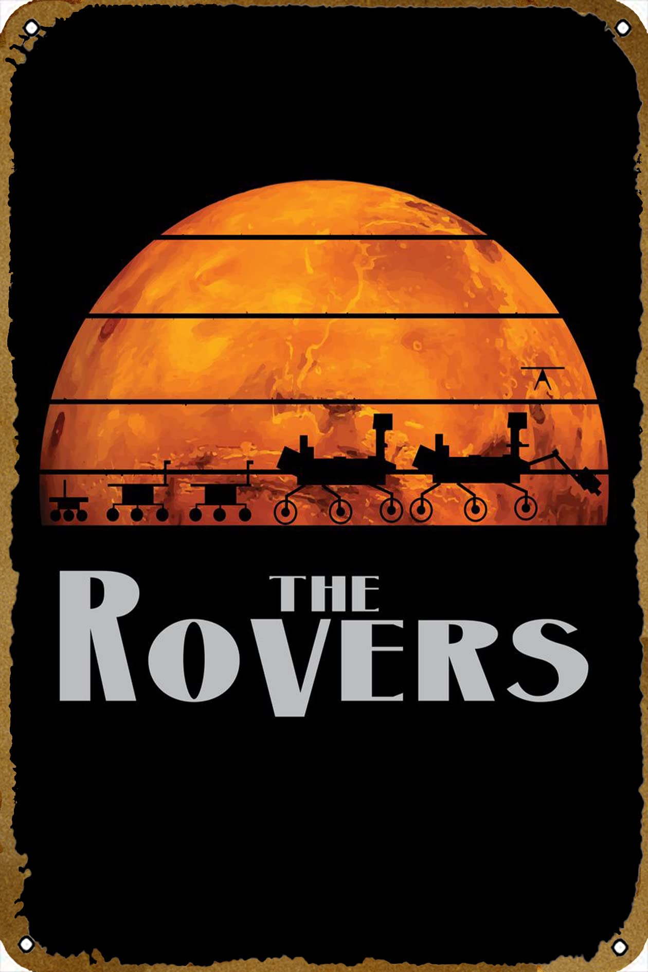 Amazon.com : The Mars Rovers Mars rover Plaque Poster Metal Tin Sign 8 ...