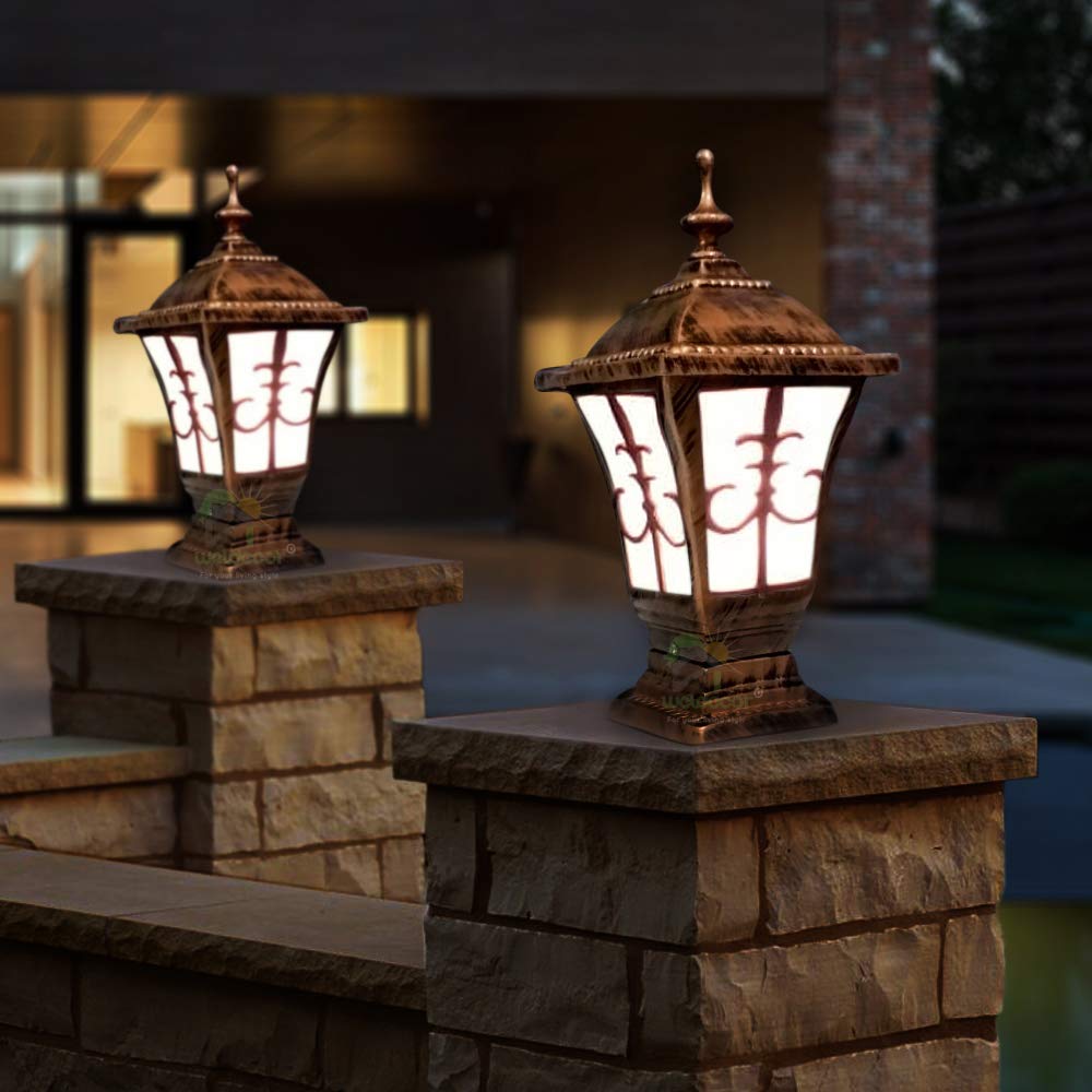 Weldecor Antique Trishul Design Gate Light for Home Gate - Waterproof ...