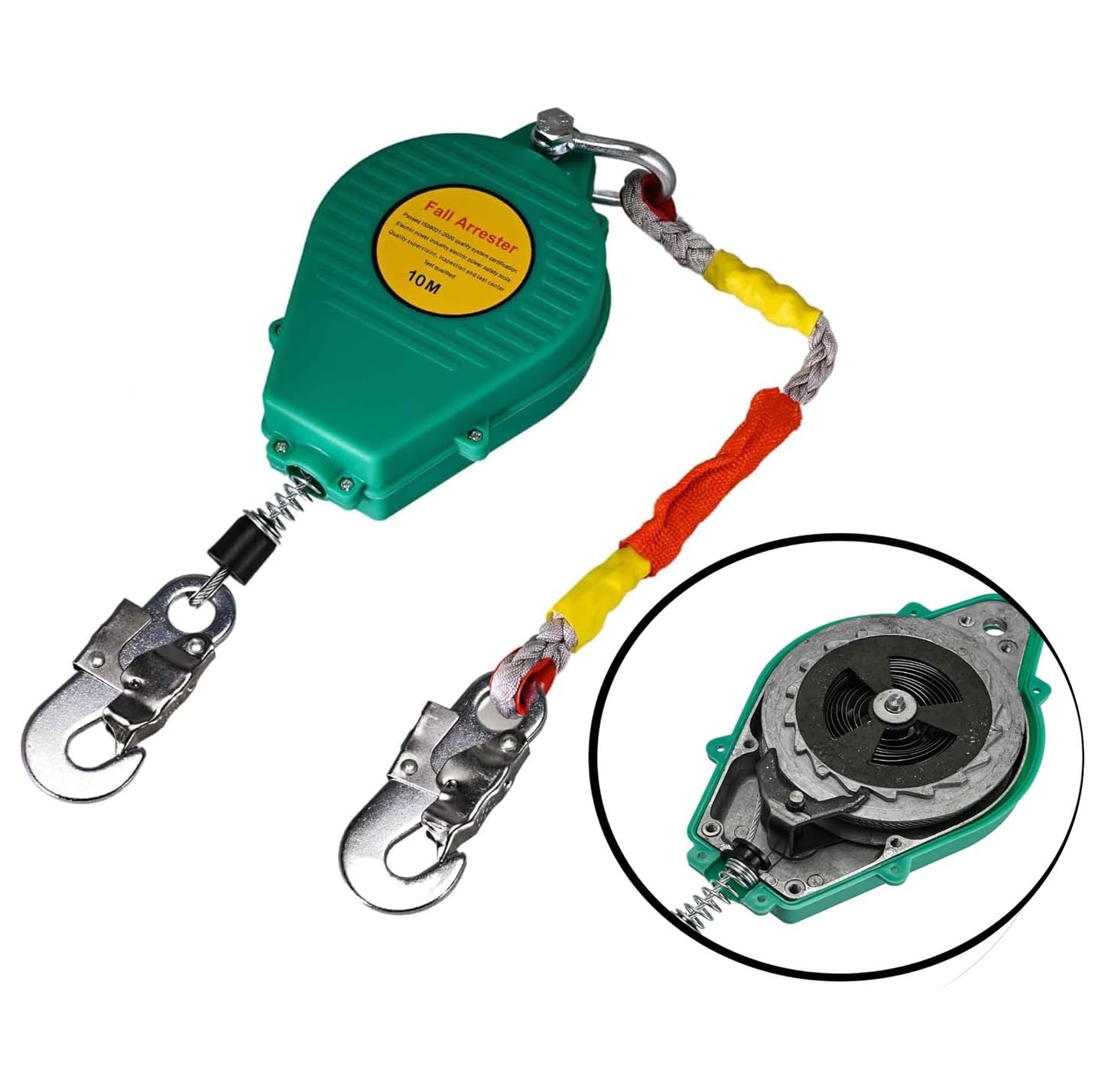 Línea de vida autoretráctil de 30 pies, pararrayos de caídas de 350 ...