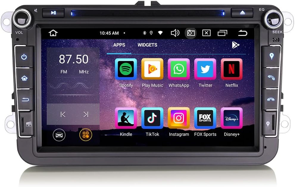 Autoradio Android 13 pour VW Passat B6 B7 Golf 5 6 Jetta T5 Polo Touran Caddy Seat Tiguan Unité ...