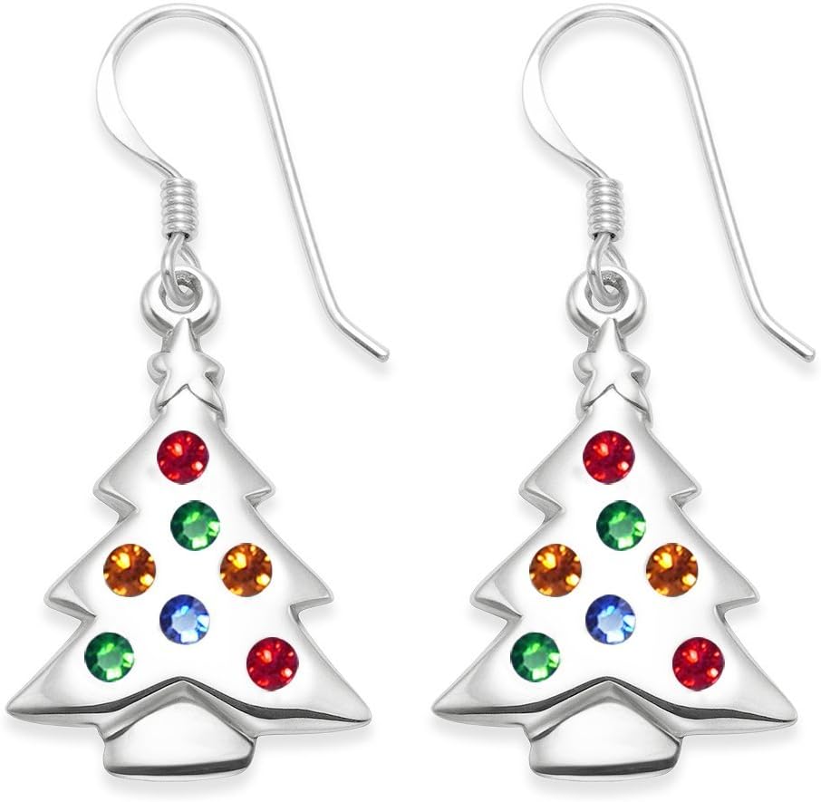 Heather Needham Sterling Silver Multi coloured Cubic Zirconia Christmas ...
