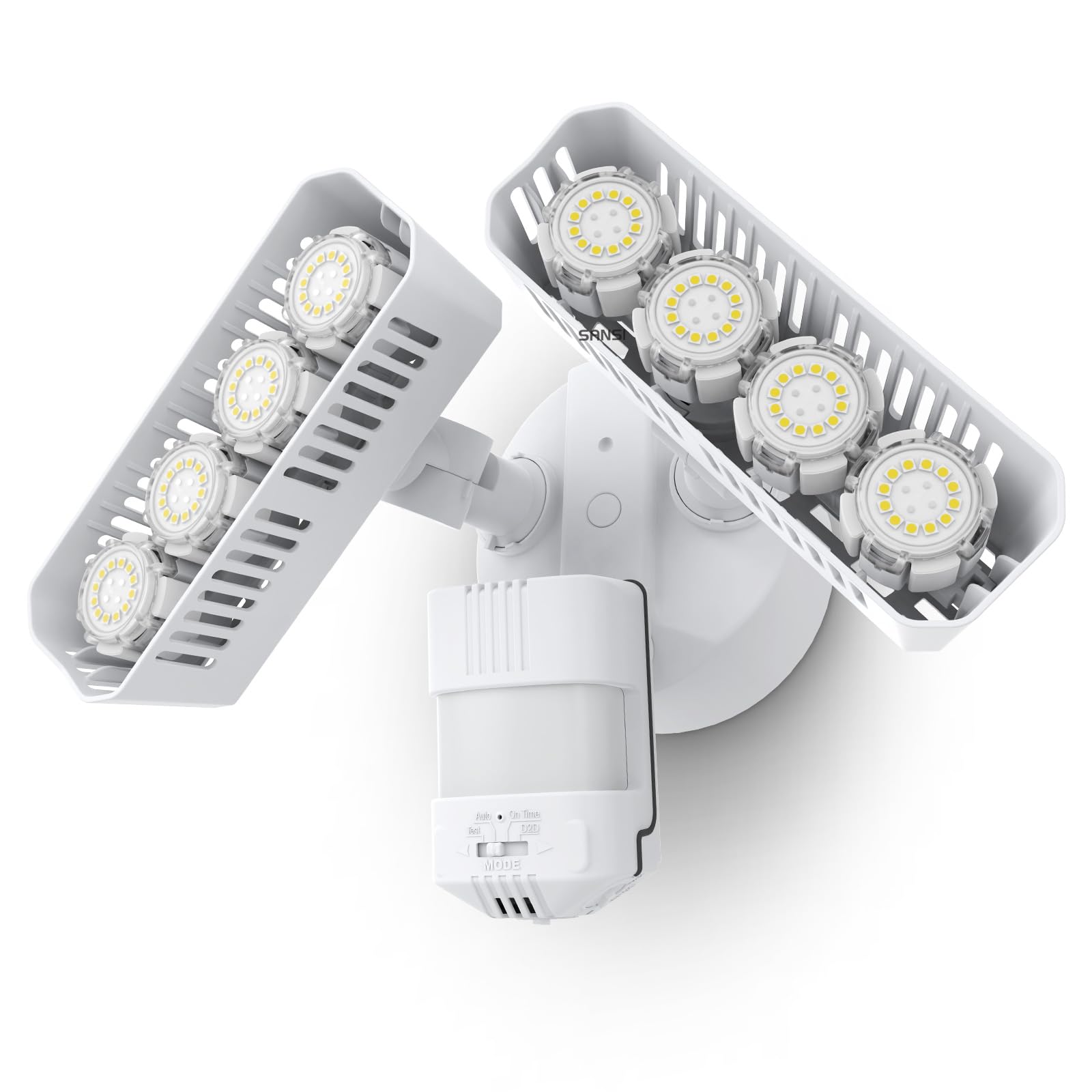 SANSI 7000LM Motion Sensor Outdoor Lights, 54W Super Bright Dusk to ...