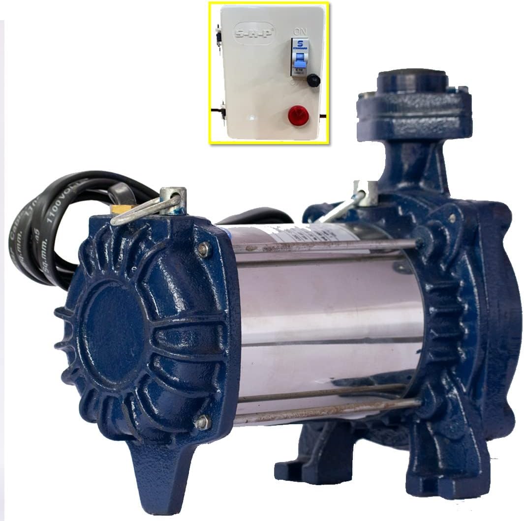 LAKSHMI 1 HP Open-well Submersible Pump with Panel Board (100 Feet ...