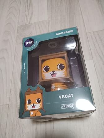 Amazon.co.jp: VRChat VR Cat Vinyl Figure : Toys & Games