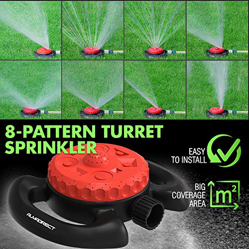 Snapklik.com : Lawn Sprinkler - Garden Water Sprinkler - 8 Pattern ...