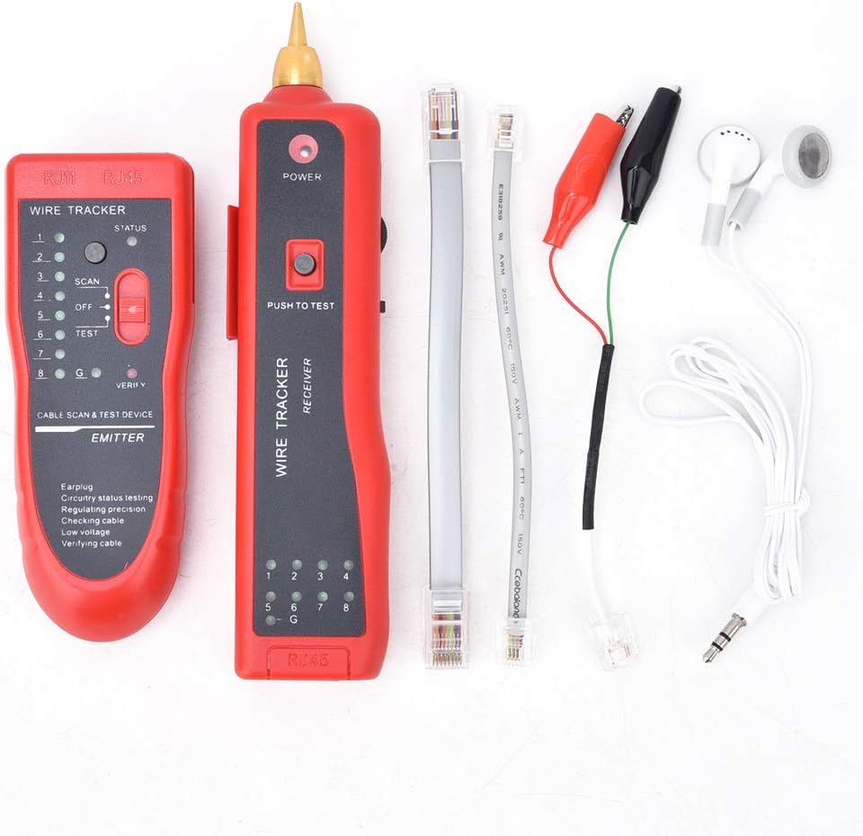Cable Detector, Wire Tracker, Multifunction Cable Tester Wire Locator ...